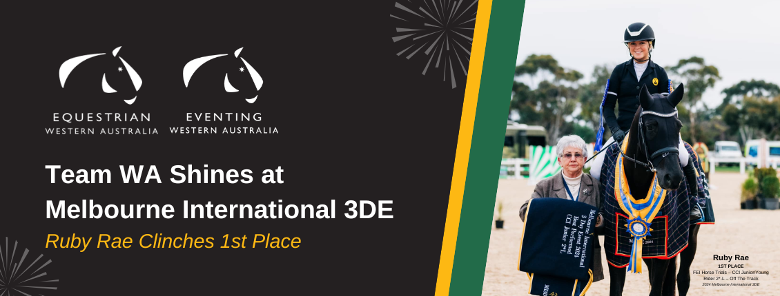 Team WA Shines at Melbourne International 3DE, Ruby Rae Clinches 1st Place | Eventing Western ...